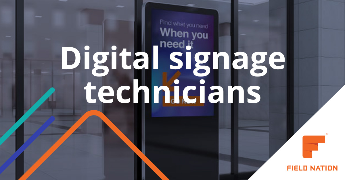 AV & digital signage technicians | Field Nation
