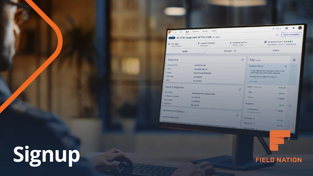 Signup | Field Nation